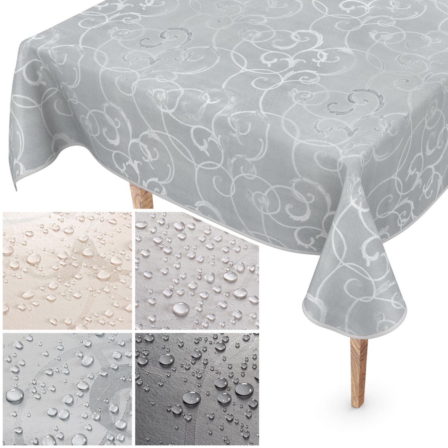 Luxus Abwaschbare Tischdecke Meterware Dänisches Bettenlager Bild